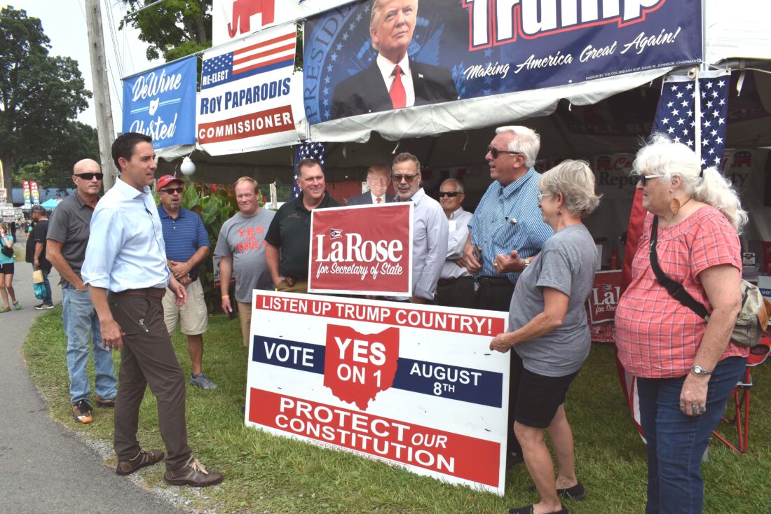 LaRose visits county fair | News, Sports, Jobs - The Review